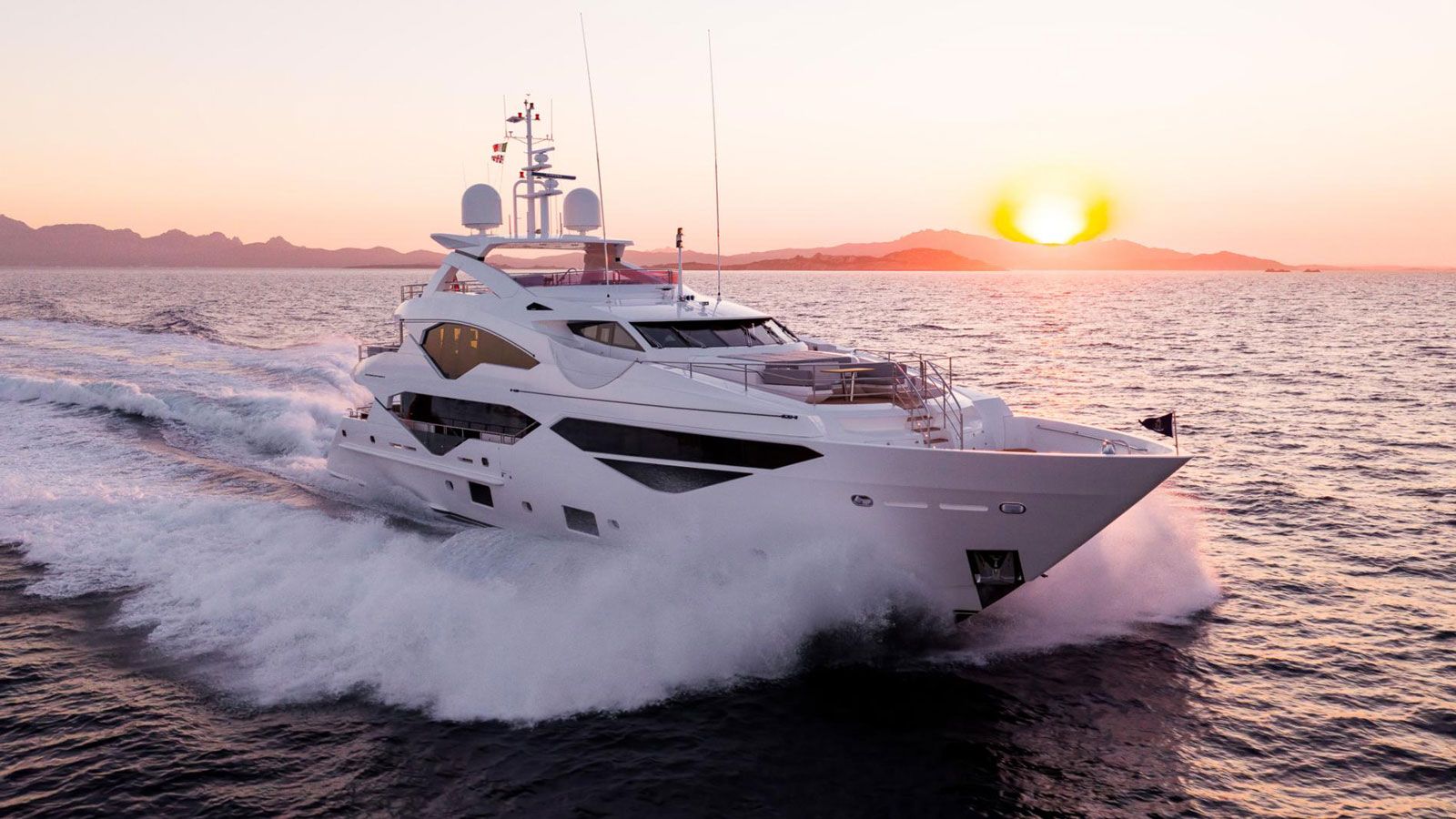 Upgraded 40m Sunseeker motor yacht Berco Voyager sold in-house